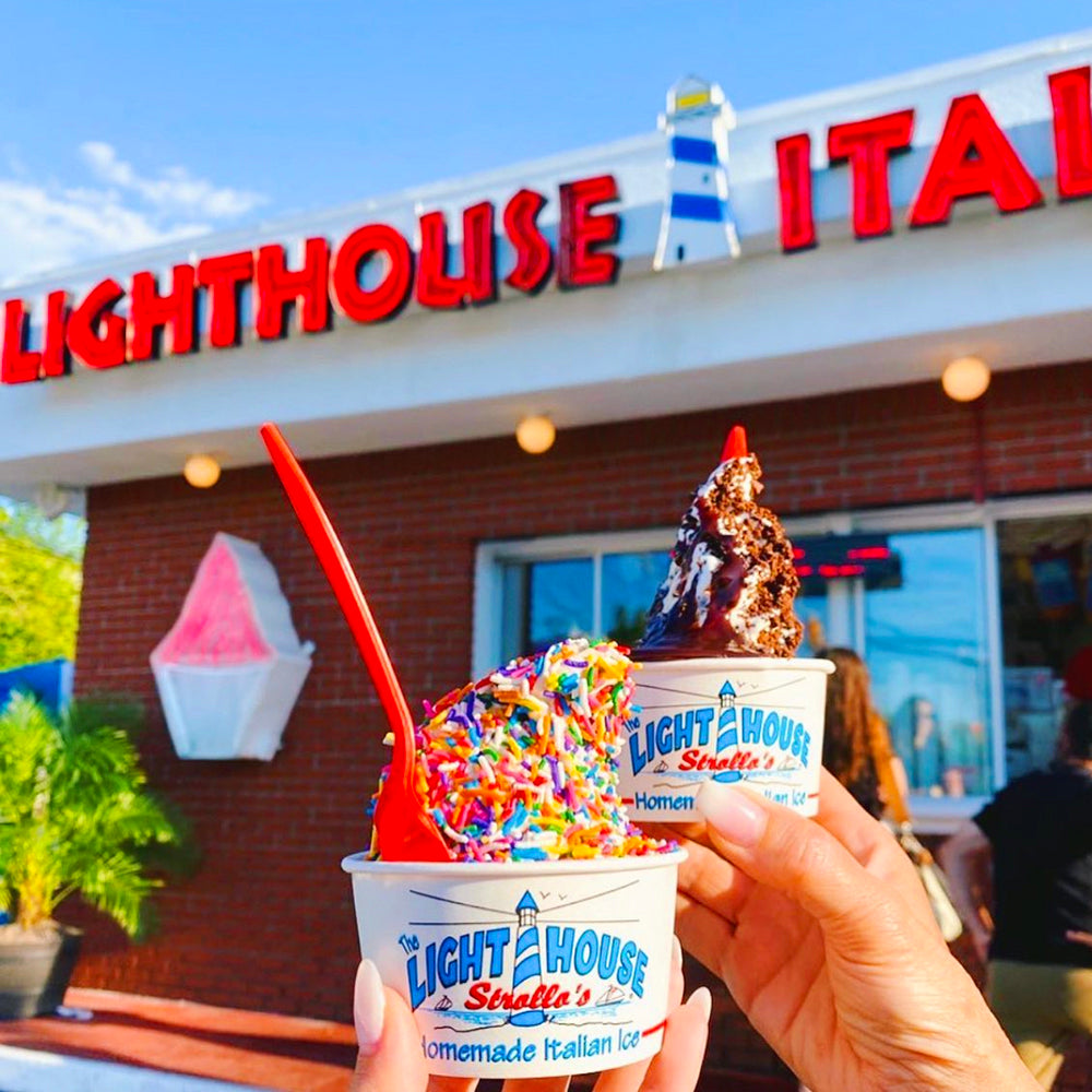 Strollo's Lighthouse Homemade Italian Ice — A Jersey Shore Tradition