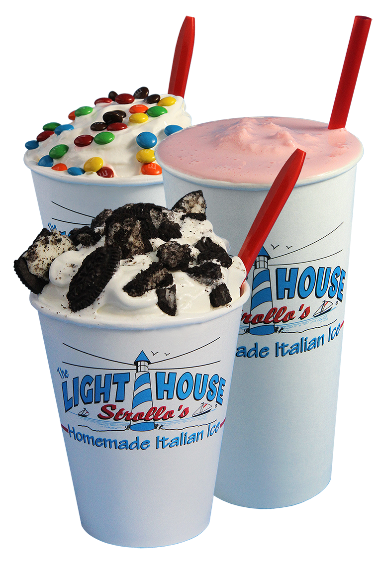 Flavors, Toppings, Dips, Shakes, and More! | Strollo's Lighthouse